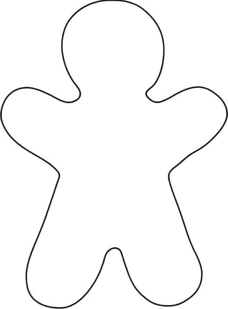 Gingerbread Man Templates | Explore Collection - Idyllic