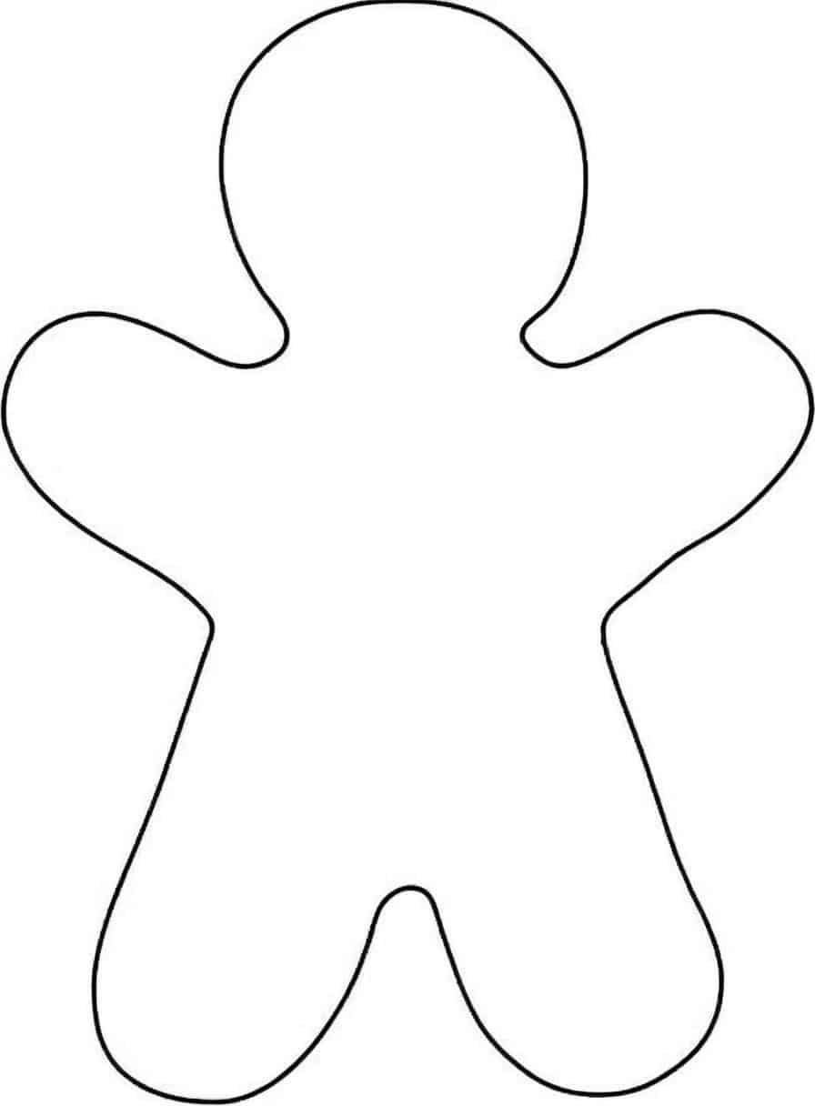 Gingerbread Man Templates | Explore Collection - Idyllic
